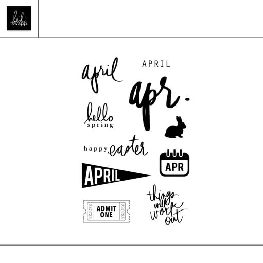 Digital Monthly Stamp Sets - Heidi Swapp Shop Digital Monthly Stamp Sets - Heidi Swapp Shop