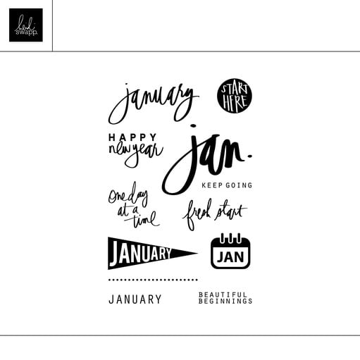 Digital Monthly Stamp Sets - Heidi Swapp Shop Digital Monthly Stamp Sets - Heidi Swapp Shop