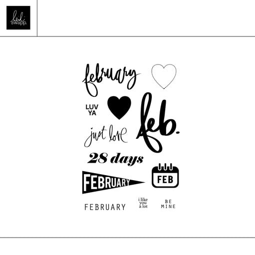 Digital Monthly Stamp Sets - Heidi Swapp Shop Digital Monthly Stamp Sets - Heidi Swapp Shop