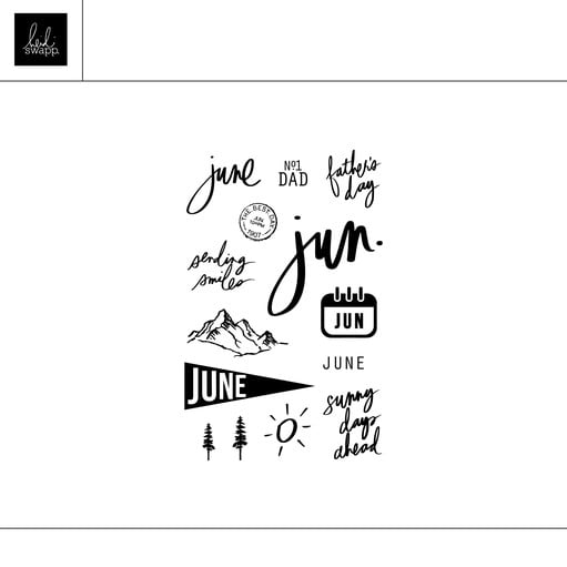 Digital Monthly Stamp Sets - Heidi Swapp Shop Digital Monthly Stamp Sets - Heidi Swapp Shop